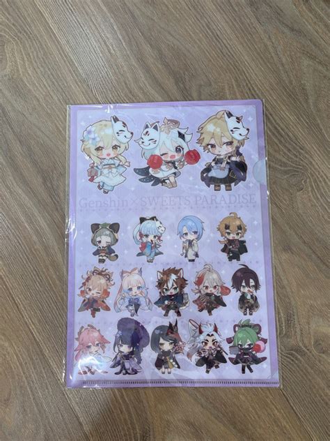 Instock Genshin X Sweets Paradise Cafe Collab Chibi File Hobbies