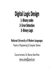 Binary Codes And Error Detection Pdf Digital Logic Design Binary Codes Error