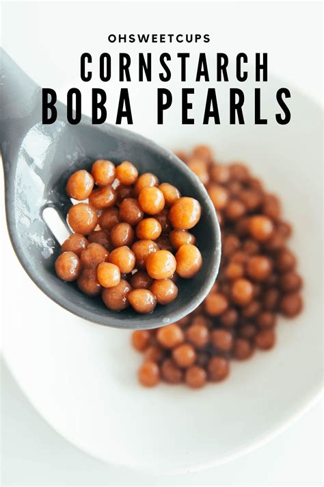 How To Make Boba Pearls Without Tapioca Starch And Brown Sugar At