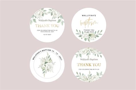 Free Vector Green Leaves Labels Illustration Design