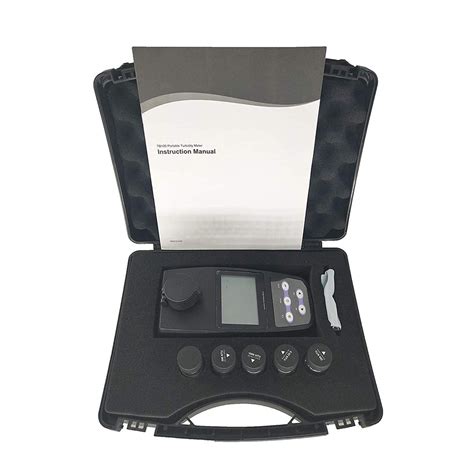 Vtsyiqi Portable Turbidimeter Turbidity Meter Kit Turbidity Tester Wit