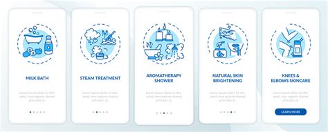 Prosedur Spa Orientasi Layar Halaman Aplikasi Seluler Dengan Konsep Ilustrasi Stok Unduh
