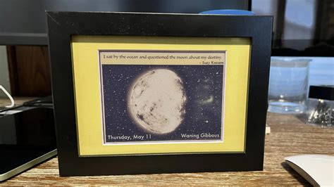 E Ink Panel With Raspberry Pi Used To Create A Moon Calendar Is It