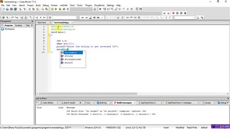 practical c programming 25 string reverse program in c youtube