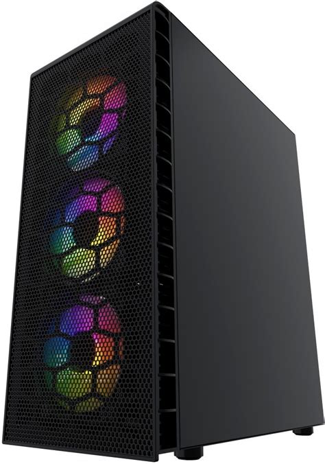 Корпус Powercase Mistral Z4С Mesh Argb Black — купить в Москве цена в интернет магазине Бриго