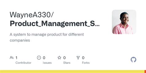 GitHub WayneA Product Management System A System To Manage Product For Different Companies