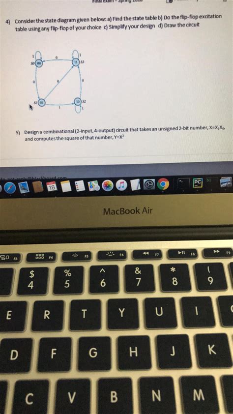 Solved Final Consider The State Diagram Given Below A Chegg Com