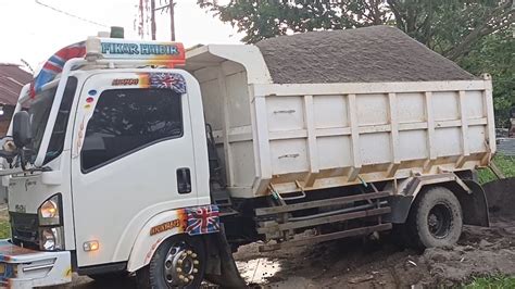 Truk Pasir Jomplang Muatan Full Bak Isuzu NMR ELF YouTube