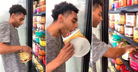 Quiso Hacer Una Broma Y Lamió Un Bote De Helado En Texas Podría Ir A