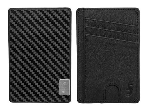 Common Fibers Black Line Lft Ultra Slim Real Carbon Fiber Wallet