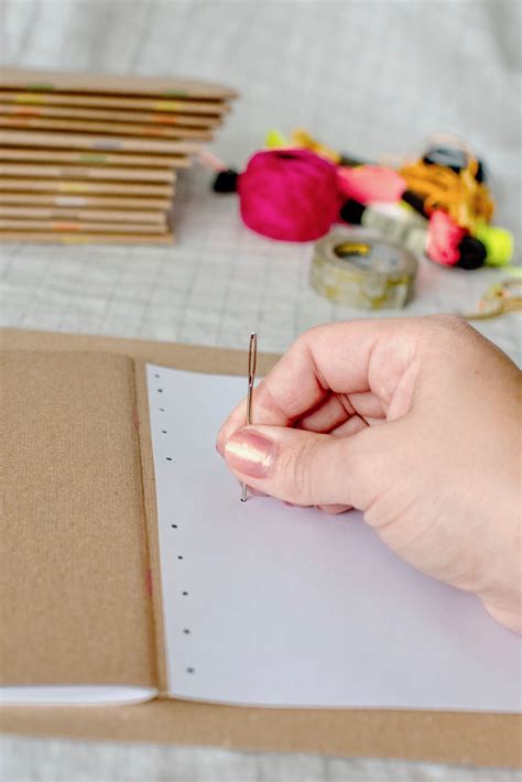 DIY Embroidered Notebooks Dear Handmade Life