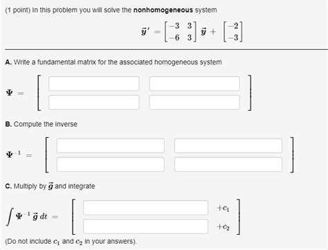 Solved Point In This Problem You Will Solve The Chegg