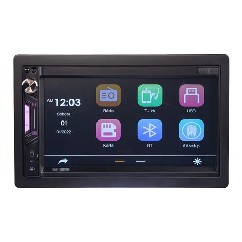 Multimediální 2din Autorádio 69 Lcd Carplay Android Auto Mirror Link Carplay