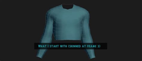 Reskinning A Mesh To Diff Frame Coding Tech Artists Org
