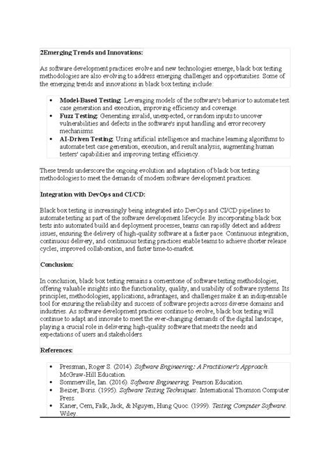 2 Summary Cste Certified Software Test Engineer 2emerging Trends And Innovations As