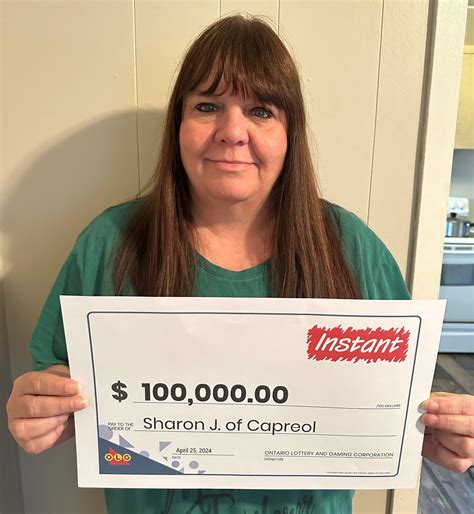 Capreol Woman Records 100000 Lottery Win Sudbury Star