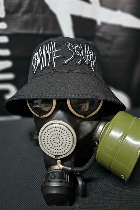 Шапка идиотка Criminal Squad Black Hat 0 1 ®️