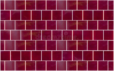 Red Ceramic Tile Background Old Vintage Ceramic Tiles In Red To