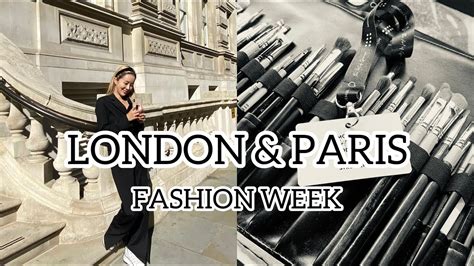 런던일상 메이크업 아티스트 패션위크 열일 모음집 🏻 런던and파리 패션위크 Youtube