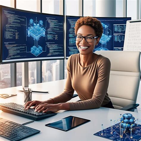 cyber security concept computer network and communication and muslim