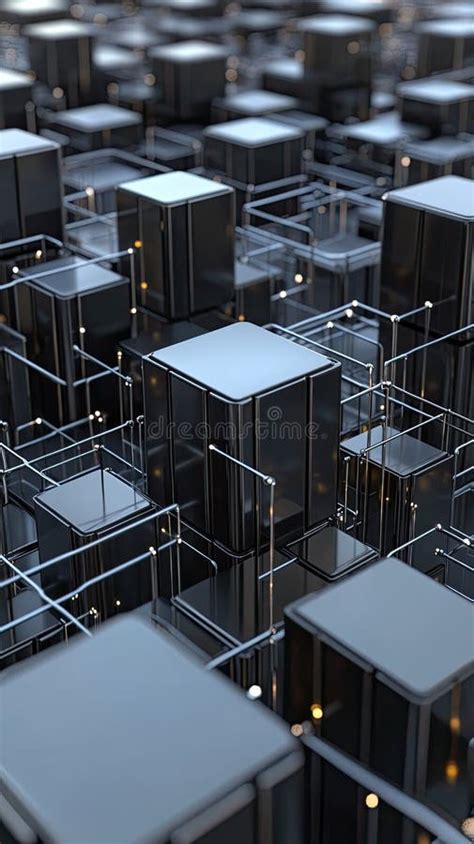 A Dark Skyline Adorned With Glowing Blue Lights Illustrates A Futuristic City Integrating Smart