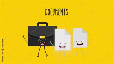 animated document design video animation stock video adobe stock
