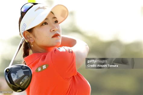 Erika Hara Of Japan Hits Her Tee Shot On The 1st Hole During The