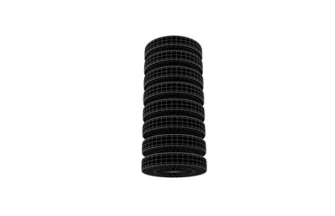 3d Model Nand Flash Memory Tlc Structure V1 006 Vr Ar Low Poly