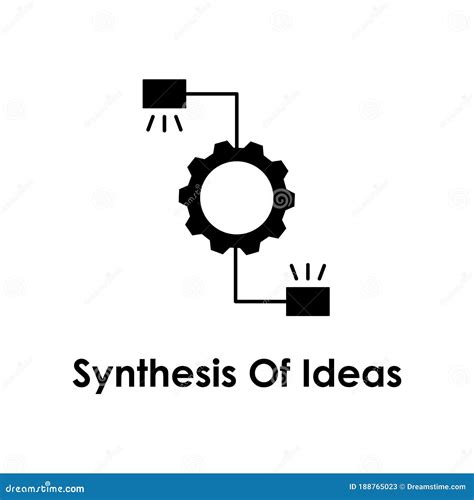 Synthesis Concept Icon On Abstract Background Vector Illustration