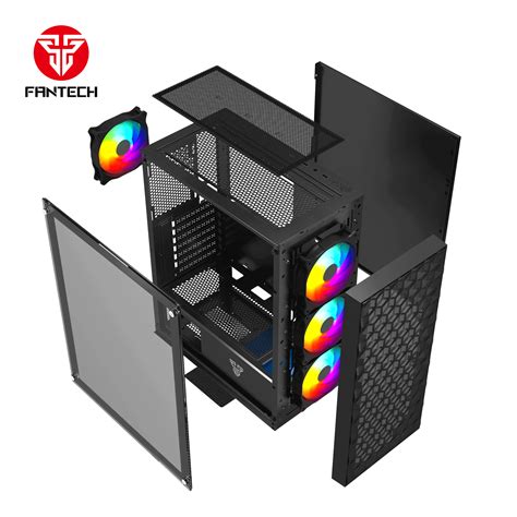 Fantech Aero 2 Cg83 Middle Tower Gaming Case Black Jordan