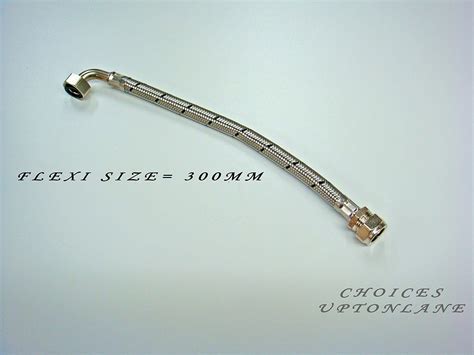Ak Flexible Tap Connector 15mm Compression X 1 2 Bsp Elbow In Lengths