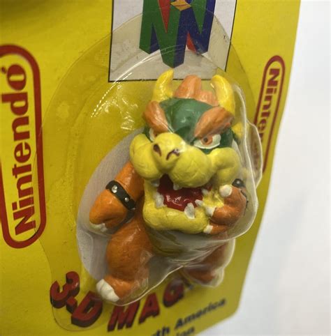 Supper Mario Broth Officially Licensed 1997 Bowser Magnet Notable