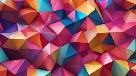 Premium Photo Polygonal Pattern Design Polygonal Motif Polygonal