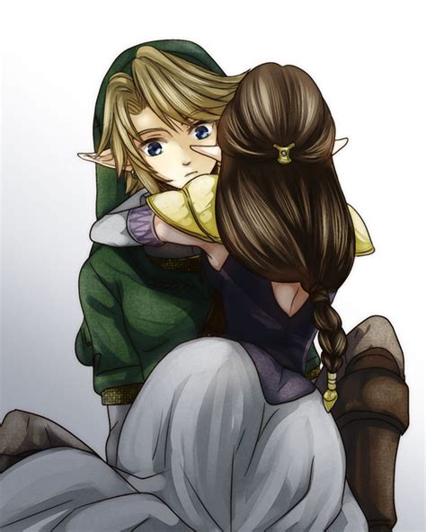 Zelda And Link Kiss Twilight Princess