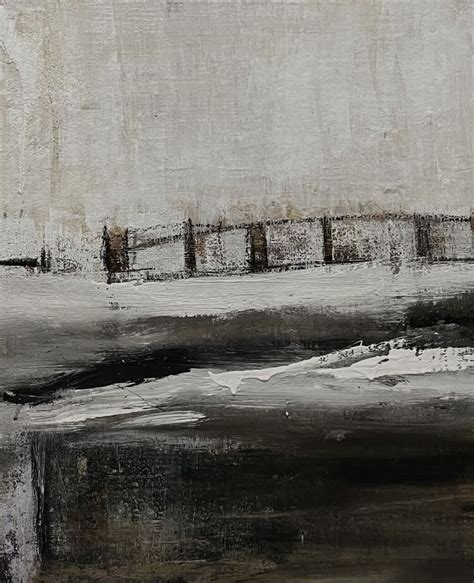 Hochwasser Brücke Flut Hochwasser Malerei Von Elle Kunstnet