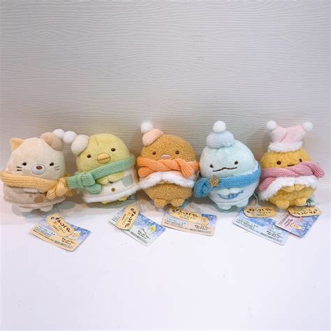艾德雜貨 日本正版 角落生物 冬季圍圍巾系列沙包 娃娃 Sumikko Gurashi Loft 白熊 蝦皮購物