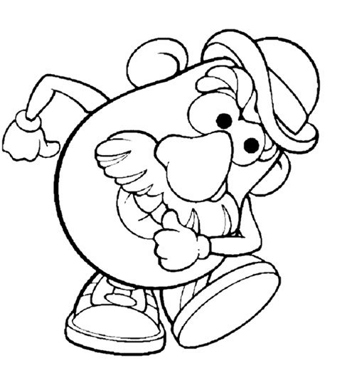 Dibujos Para Colorear Maestra De Infantil Y Primaria Mr Potato Sr Y
