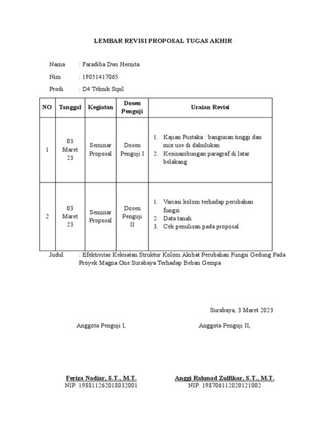 Lembar Revisi Rafly Pdf