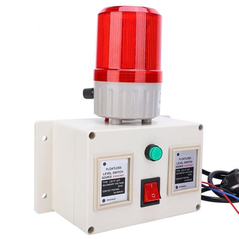 Water Level Alarm Sensor 90‑105db Monitoring Full Shortage Liquid Wish