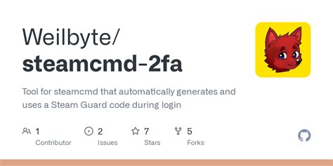 Github Weilbyte Steamcmd Fa Tool For Steamcmd That Automatically Generates And Uses A Steam