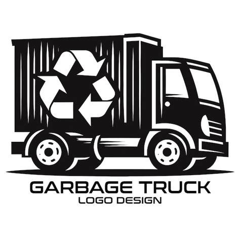 Premium Vector Garbage Truck Vector Logo Design