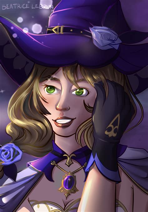 Lisa Fanart Genshin Impact HoYoLAB