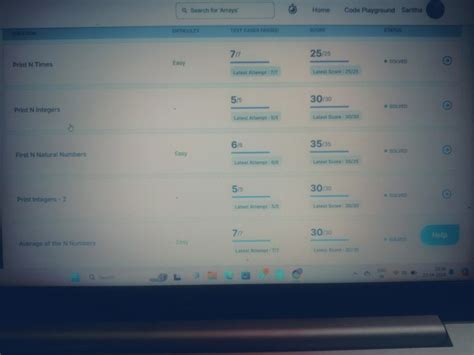 30daysofcodingchallenge Nxtwave Saritha