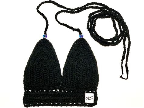 Handcrafted Tie Up Bralette Etsy