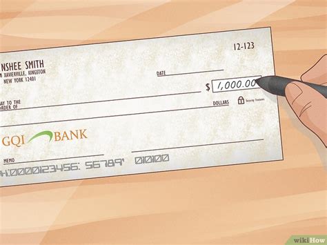 How To Write 1 000 On A Check