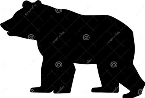 Cute Bear Stencil For Crafting Adorable Designs Stock Image