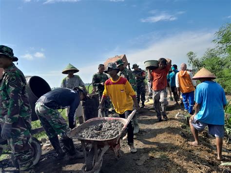 Warga Kalikudi Membara Dalam Semangat Pengecoran Rabat Beton Kabar