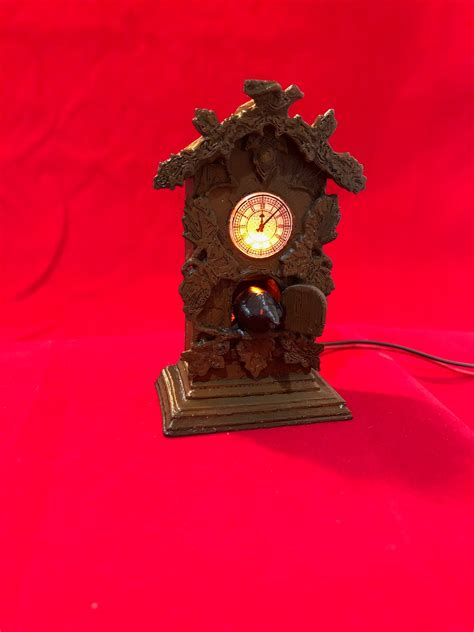 The Munsters Raven Clock Custom Illuminated Mod The Mod Couple