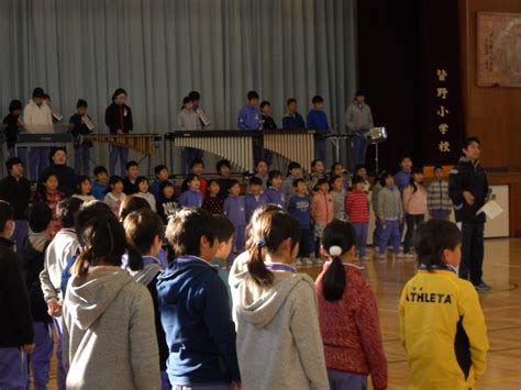 歌声集会めあて発表 歌声委員会 賞状伝達 平成29年1月31日 皆野町立皆野小学校