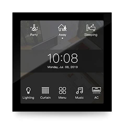 Granite Smart Panel Display Oleh Hdl Automation In 2025 Smart Panel Home Assistant
